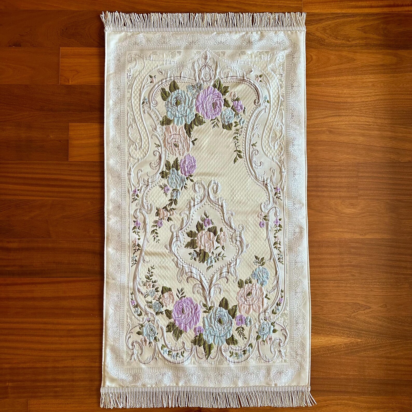 Exclusive Prayer Rug, Satin, Quran and Tasbeeh Set, Sponge Liner ...