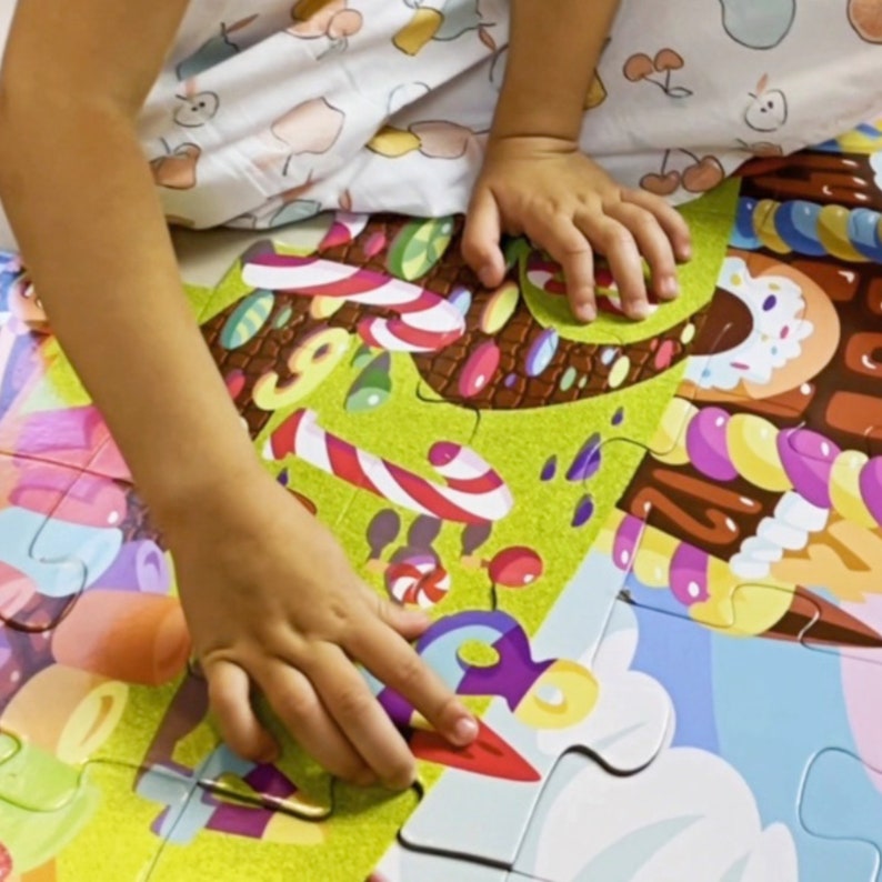 Number Spy Puzzle With Flashcards and Magnifying Glass 2ft X 3ft- 48 ...