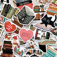 The Library Card Set-library Card Sticker-library Stationery-library ...