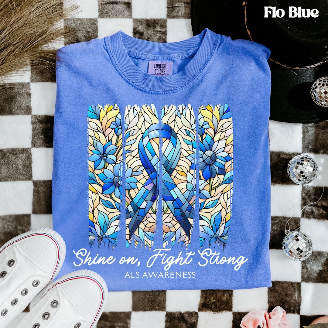 ALS Awareness Shirt, ALS Warrior Shirt, ALS Walk Shirt, Als Support ...