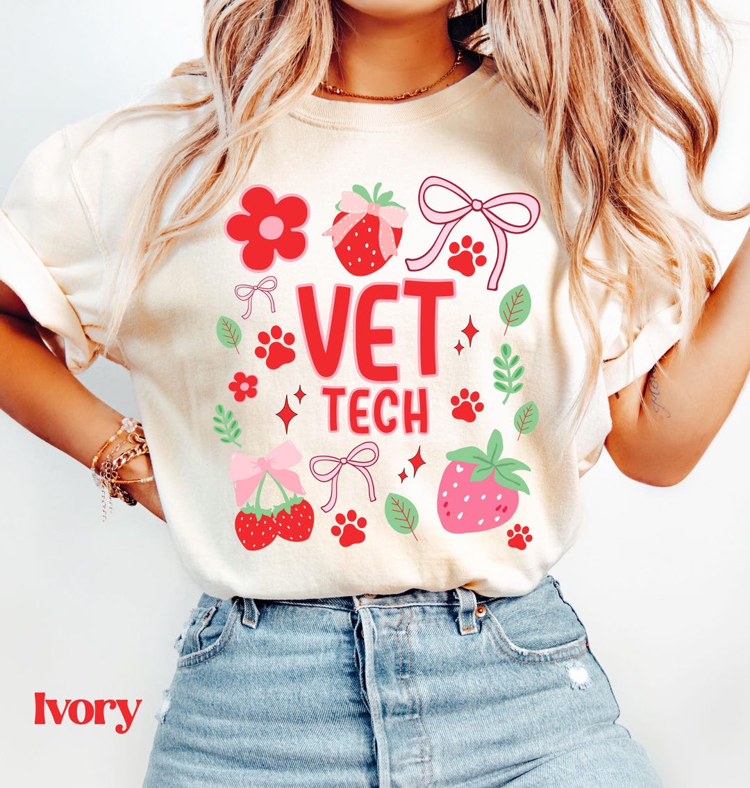 Comfort Colors® Vet Tech Shirt, Vet Tech Week Gifts, Veterinary ...