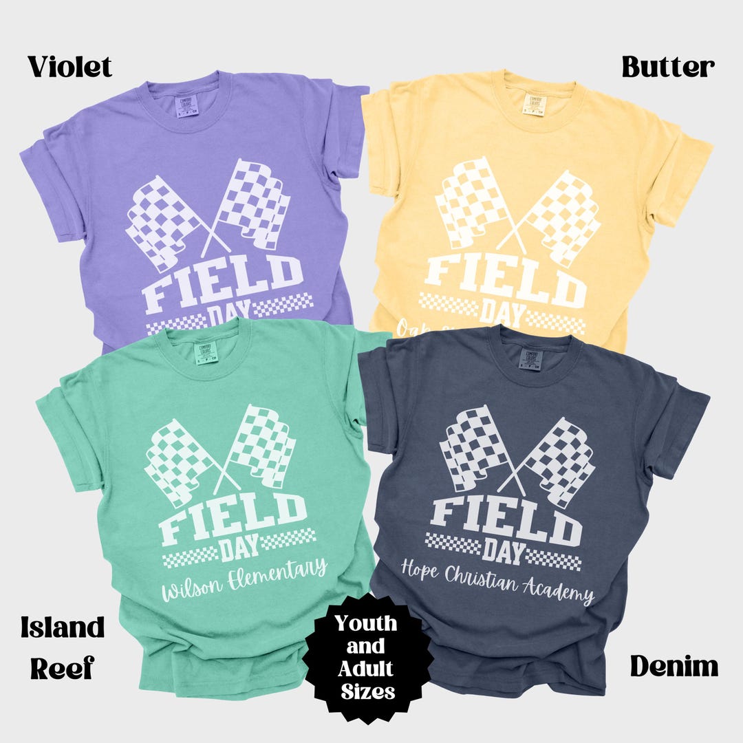Custom Field Day Shirt, Teacher Shirts for Field Day, Field Day Vibes ...
