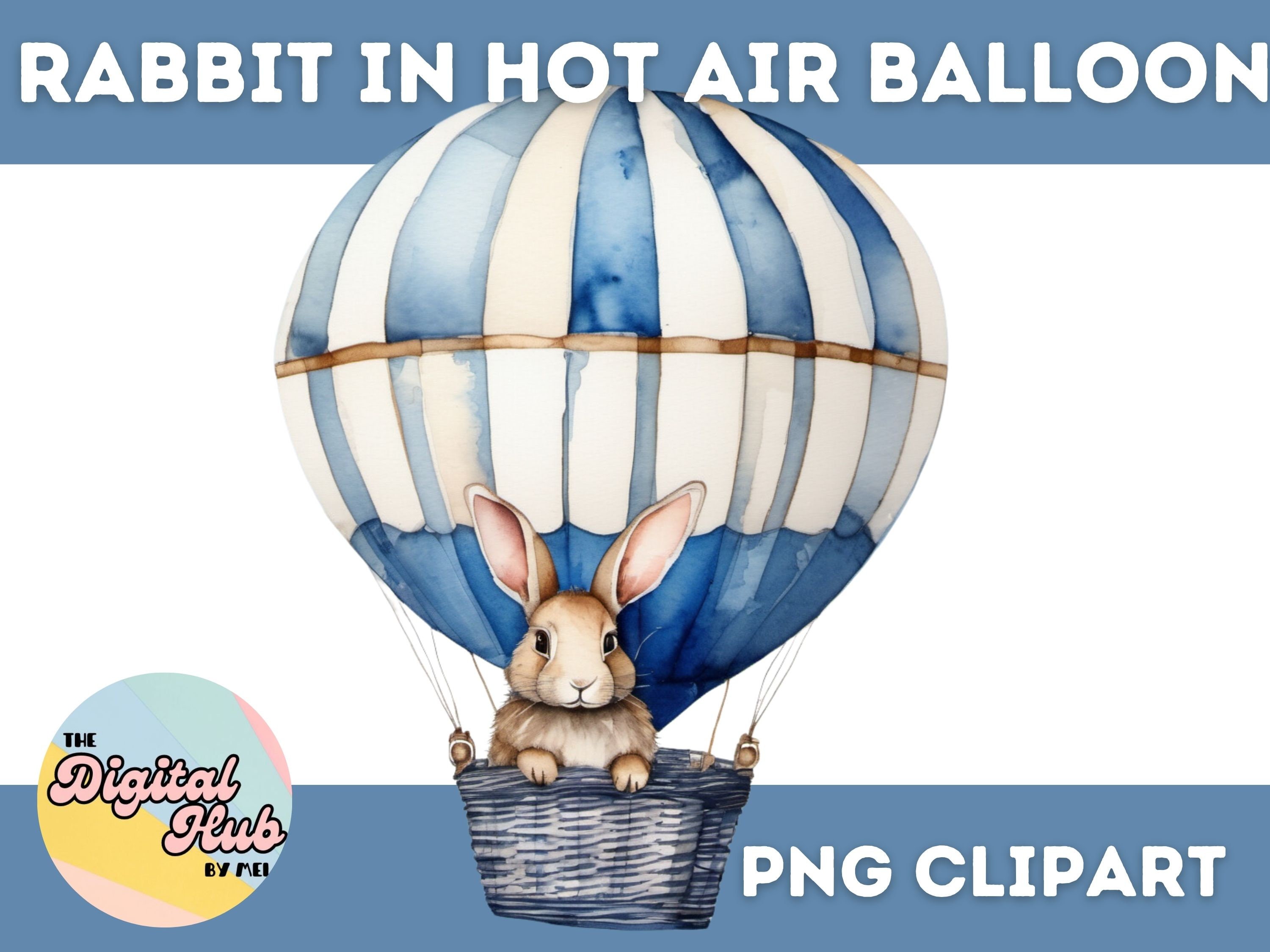 Watercolour Rabbit Clipart, Rabbit Png, Digital Png Image, Png Designs ...