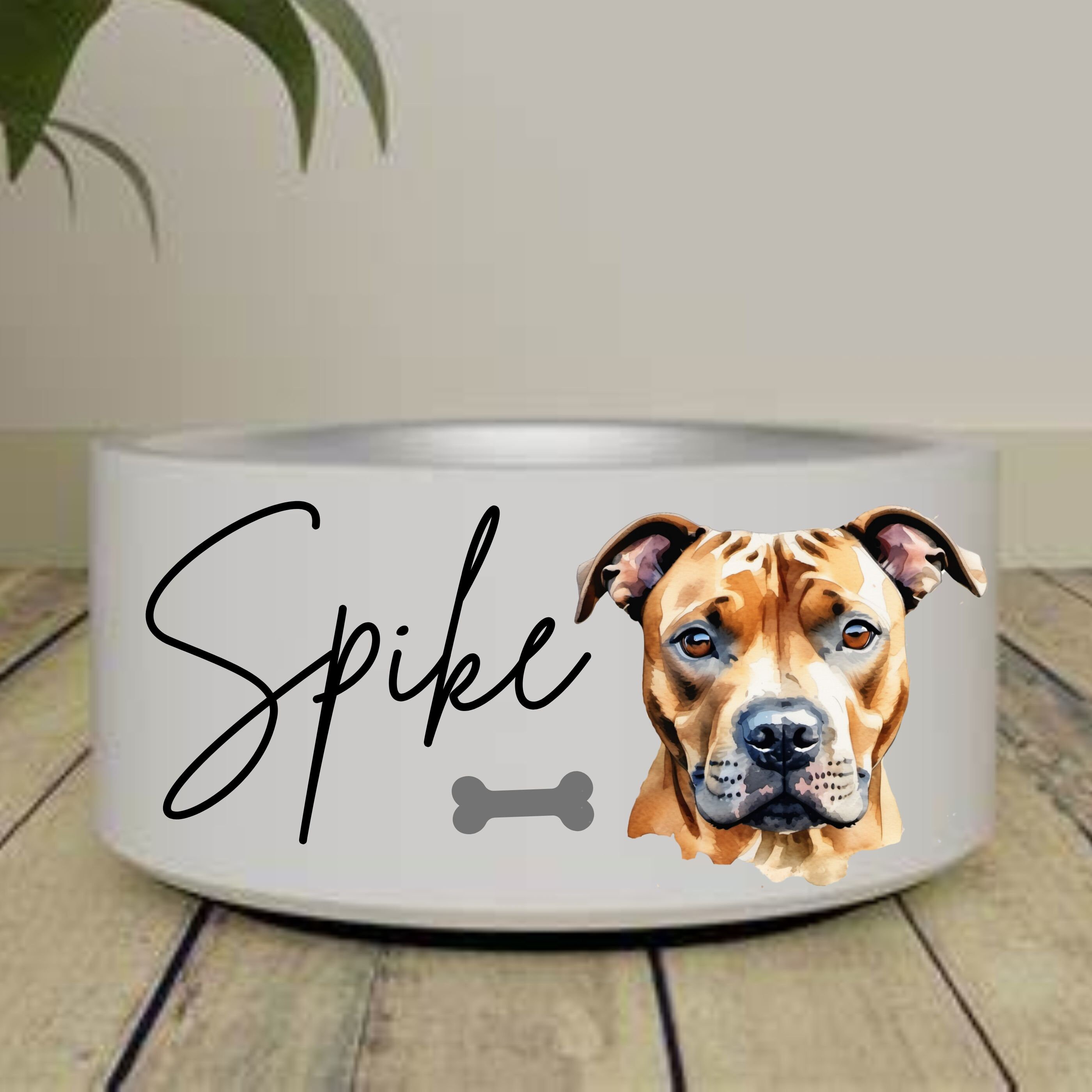 Watercolour Dog Portrait, Staffy Clipart , Digital, Png Designs ...