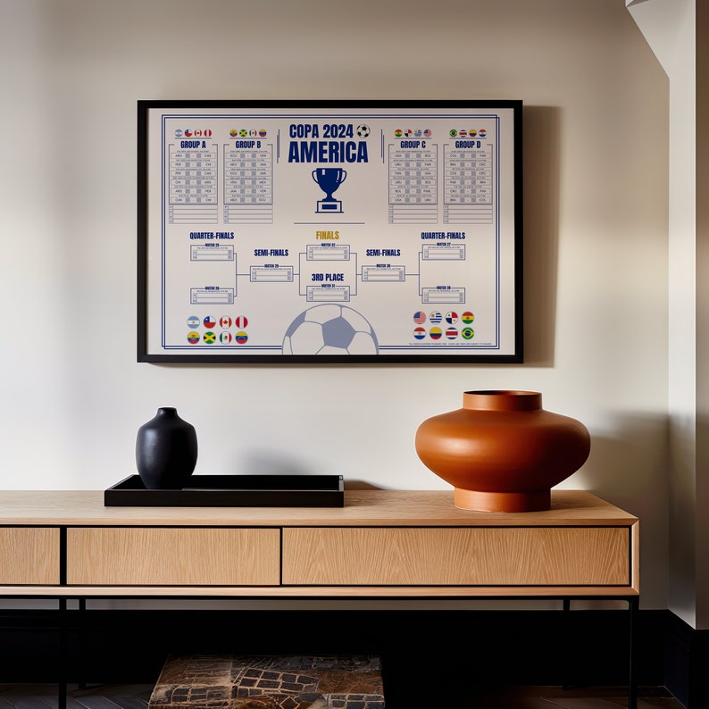 COPA America 2024 USA Soccer Schedule Digital Download Printable and ...