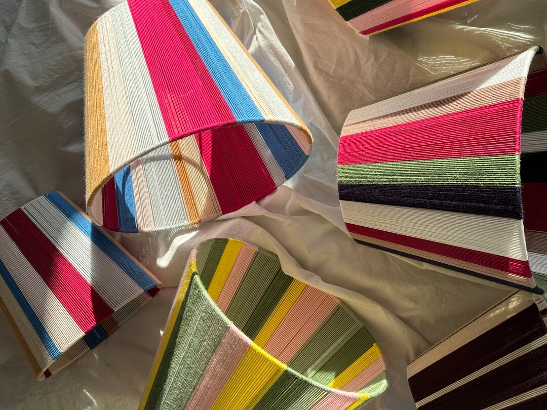 CUSTOM Handmade String Lampshade - Etsy