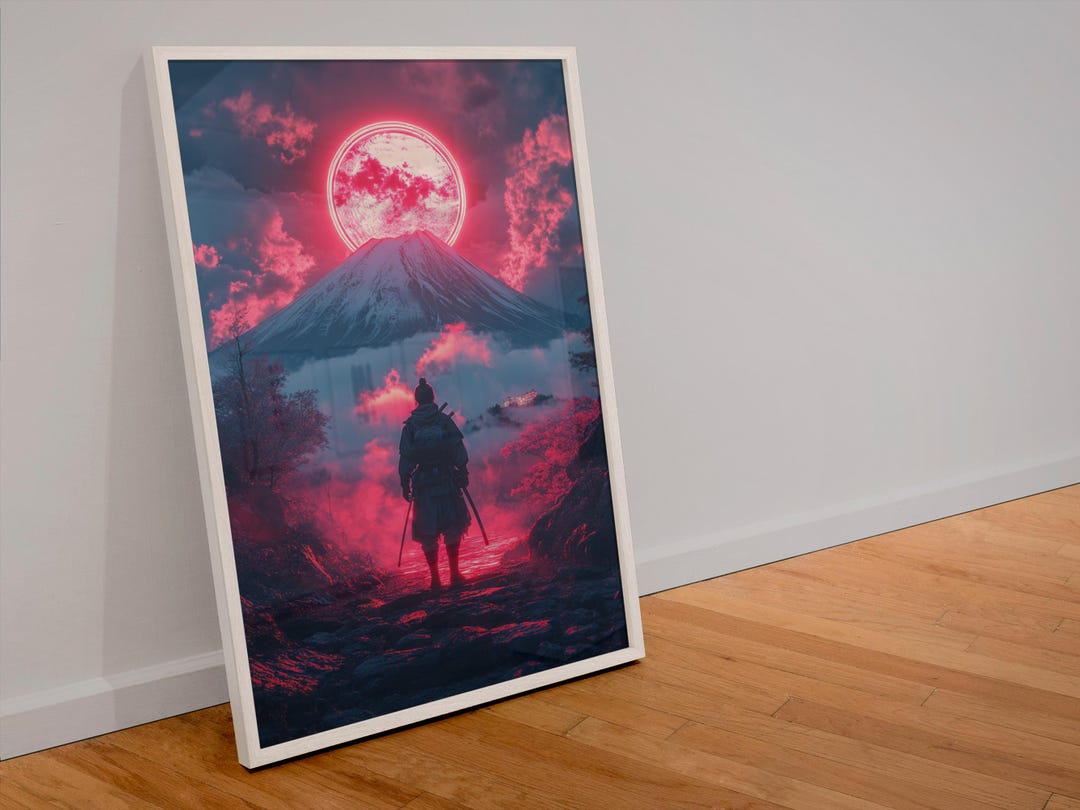 Under a Neon Sky Postermanga Wall Print Paintingmanga Fans Giftotaku ...