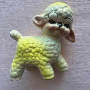 Small Vintage Lamb Figurine - Etsy