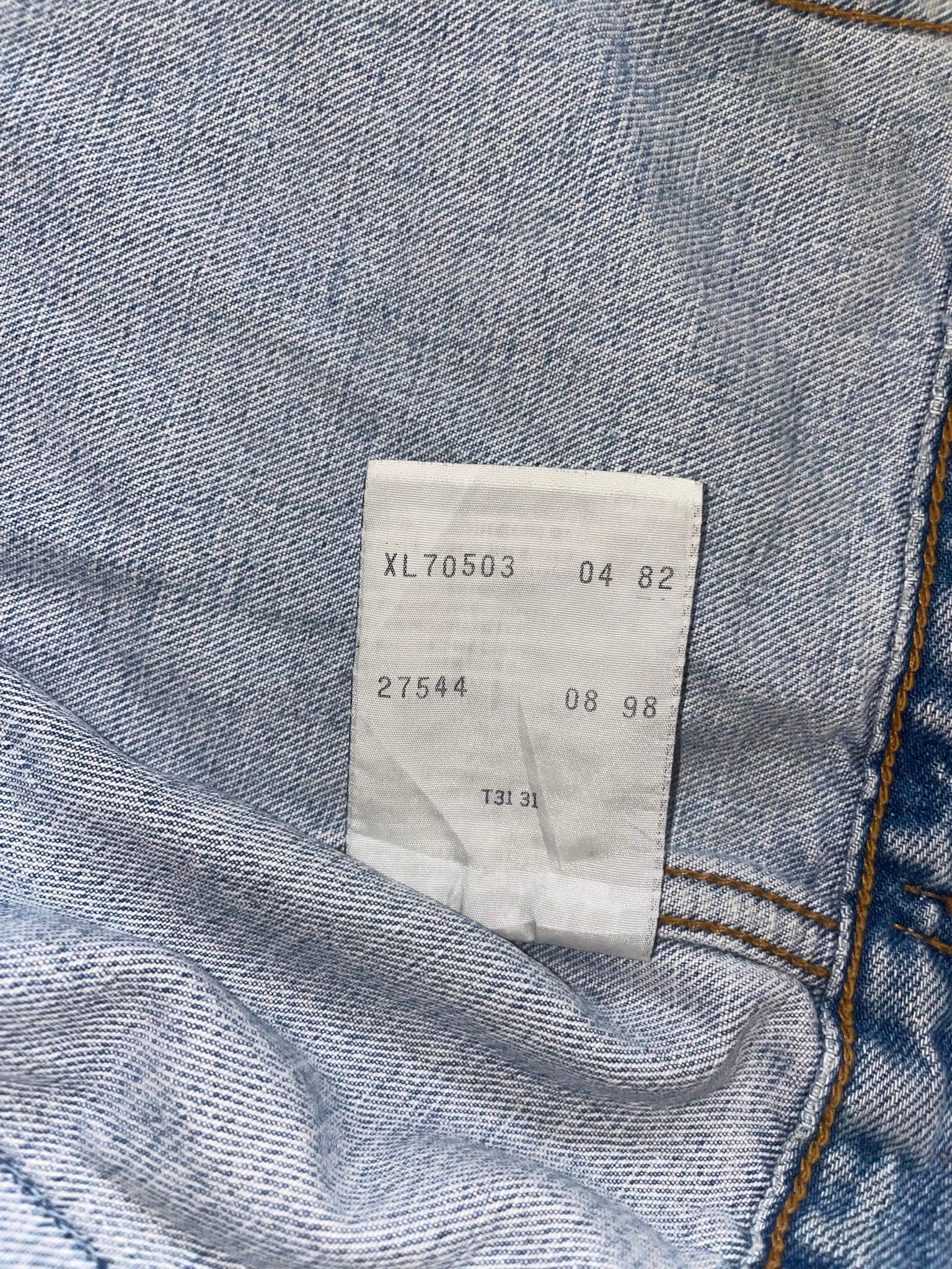 Vintage Levis 70503 04 Denim Jacket size: XL - Etsy