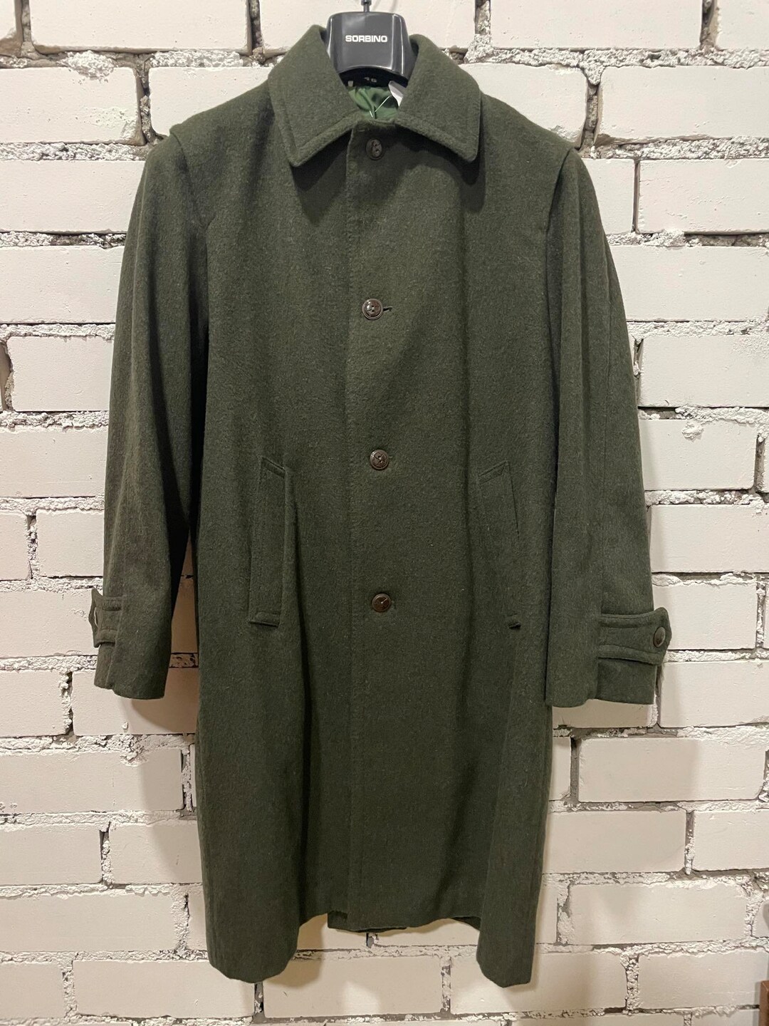 Vintage Impragniert Loden Wool Coat size: 46 - Etsy