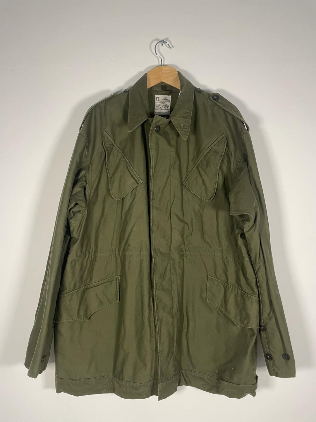 Vintage 1968 Dutch Military Jacket (size: Picture) - Etsy