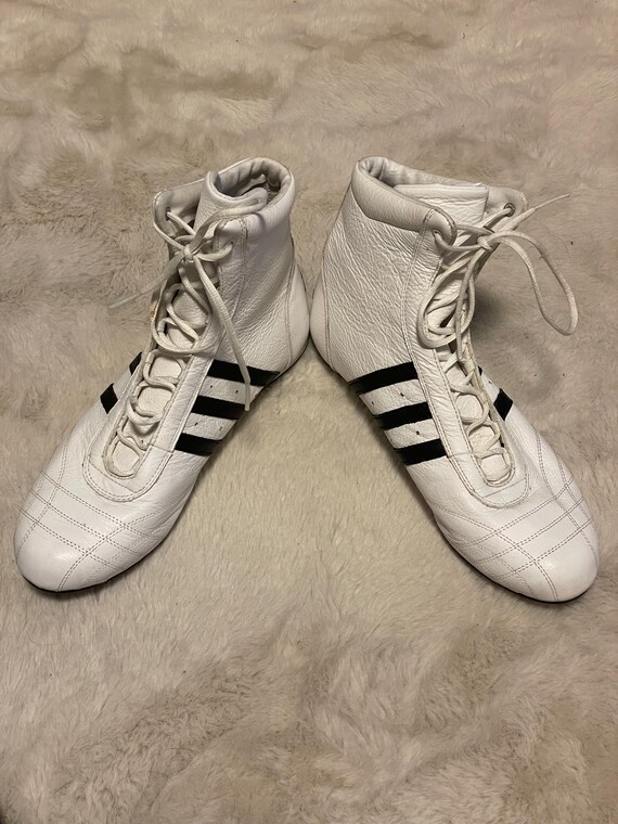 Vintage Adidas Boxing / Wrestling High Leather Boots … - Gem