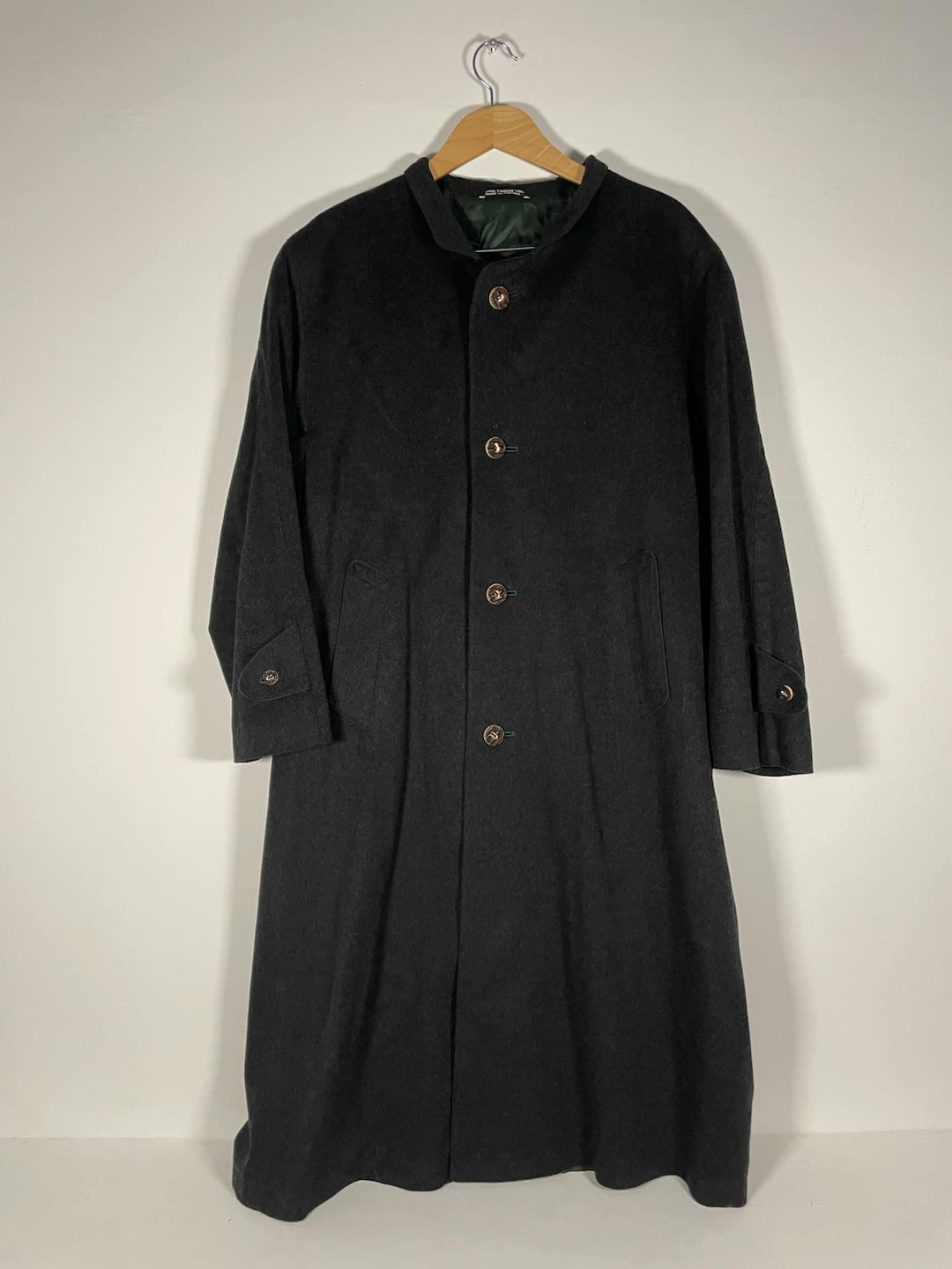Vintage Distler Trachten Wool Coat (size: 46) Made in Tyrol - Etsy