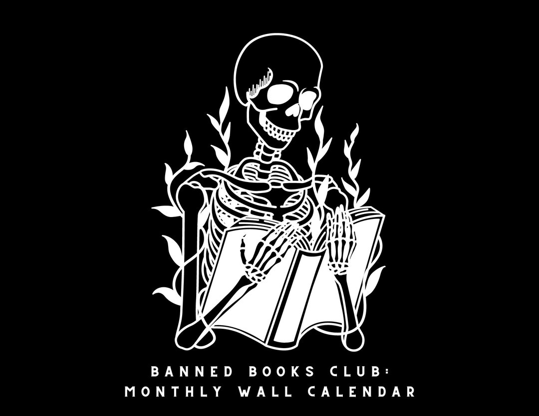 Banned Books Club Digital Wall Calendar - Etsy