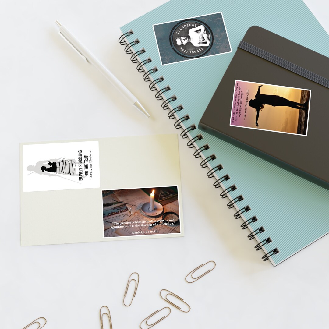 Dissolving Illusions Sticker Sheets - Etsy