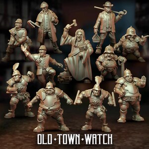 Fantasy Football Miniatures - Human "old Town Watch" Team - Punga - Etsy