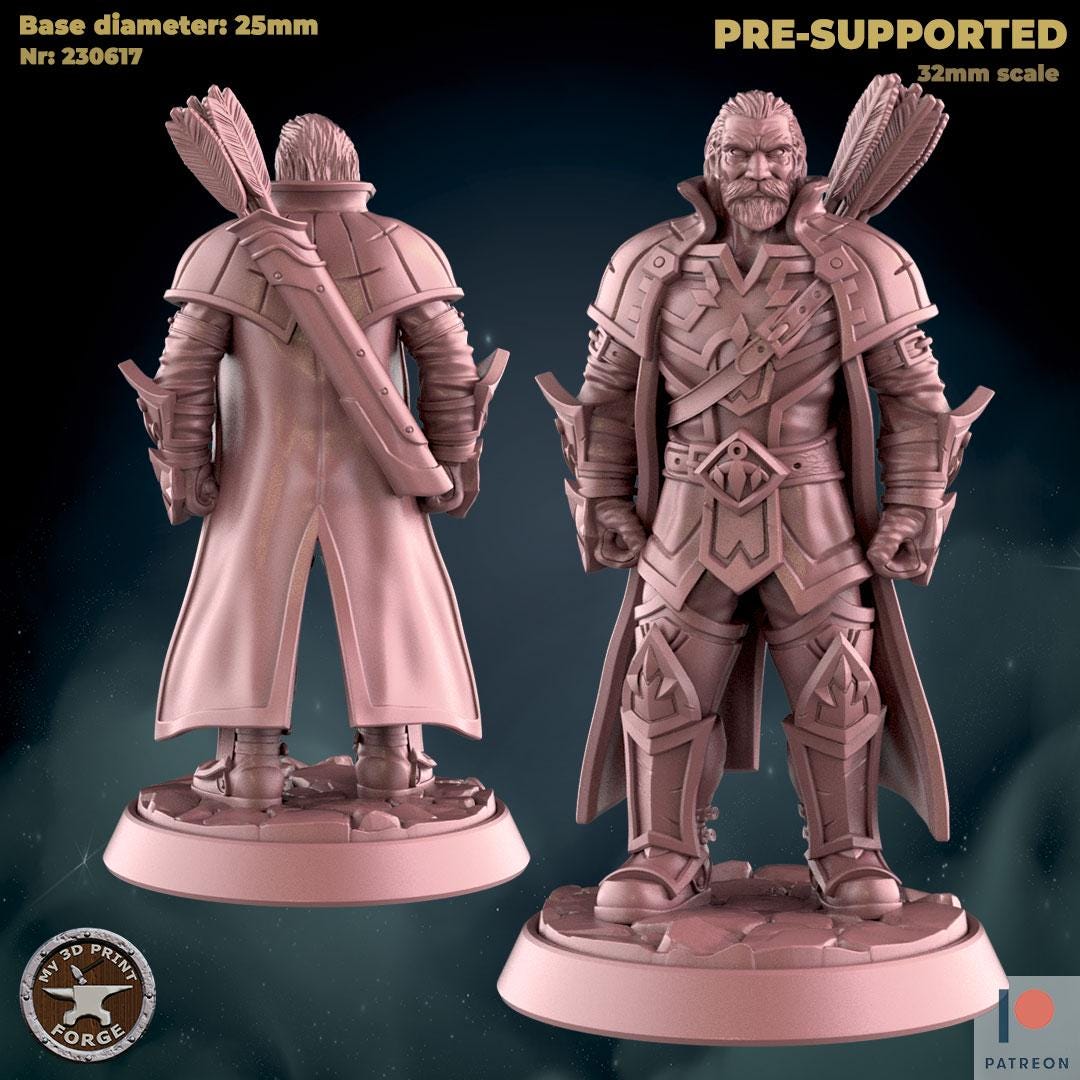 Warcraft Miniatures - Nathanos Blightcaller - My3dprintforge - Etsy