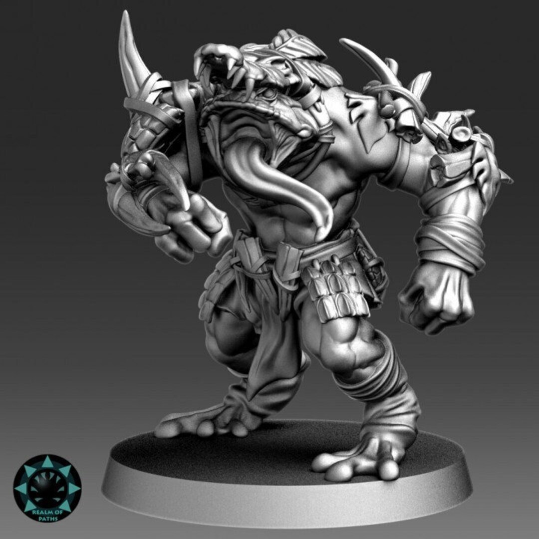 Fantasy Football Miniatures - Star Player Proxy - Giant Toad - Rop - Etsy