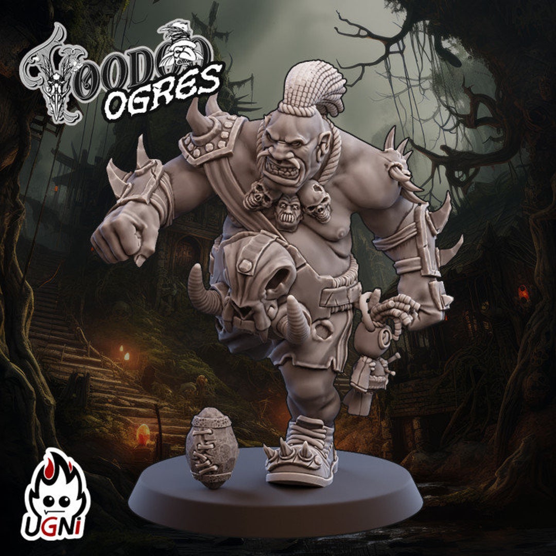 Fantasy Football Miniatures - Star Player Proxy - Voodoo Ogre Runt ...