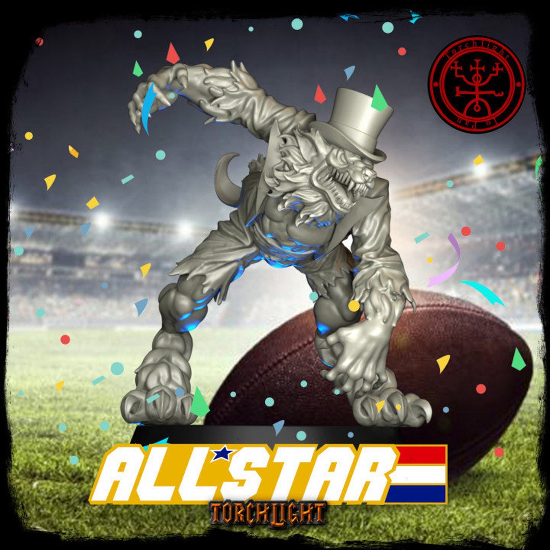 Fantasy Football Miniatures - Star Player Proxy - Werewolf Wilhelm ...
