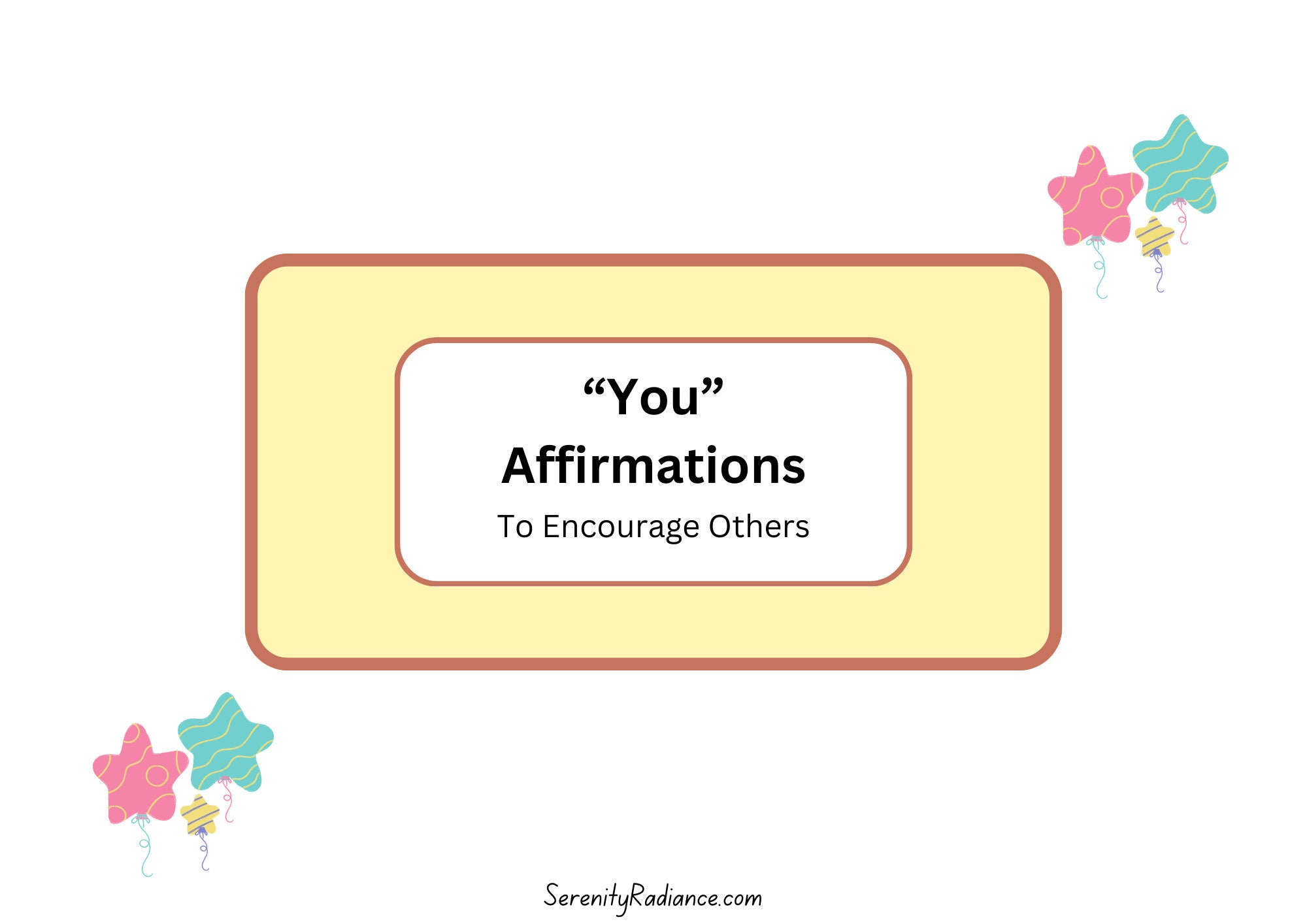 30 "you Affirmation" Cards Bundle, Mindfulness Cards, Self-improvement ...