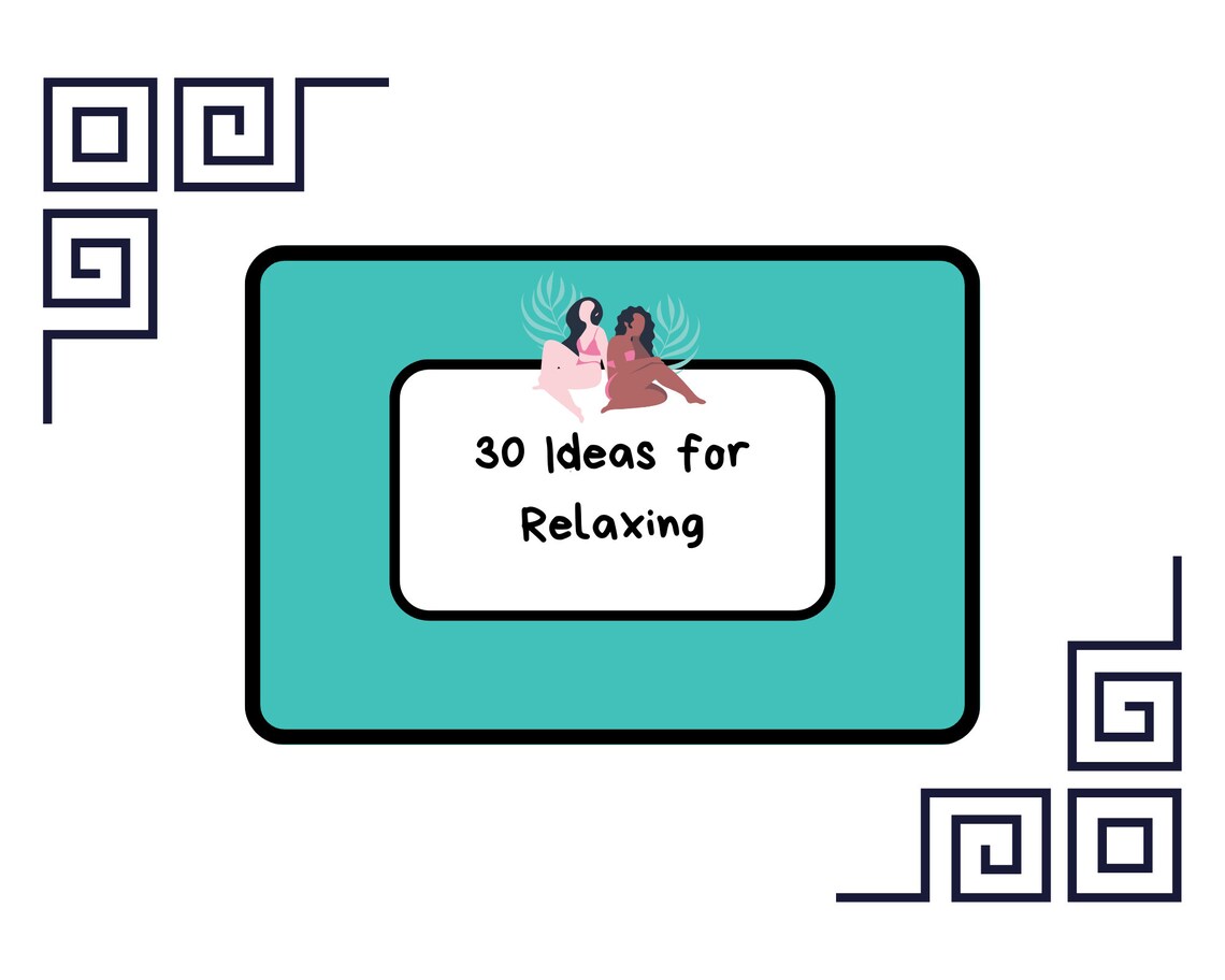 30 Ideas for Relaxing, Therapeutic Cards, Self-care, Mindfulness ...