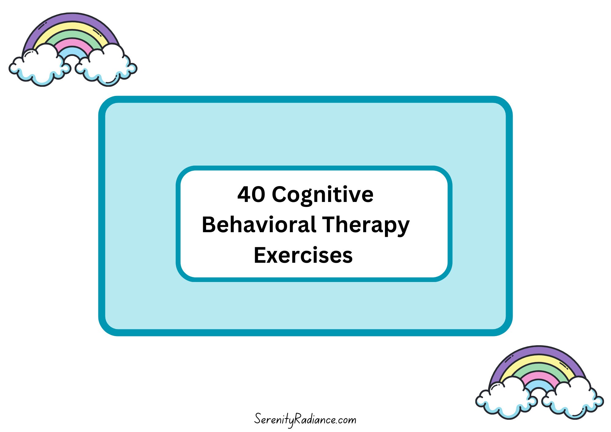 Cognitive Behavioral Therapy Exercise Cards, CBT Therapy Tools, Mental ...