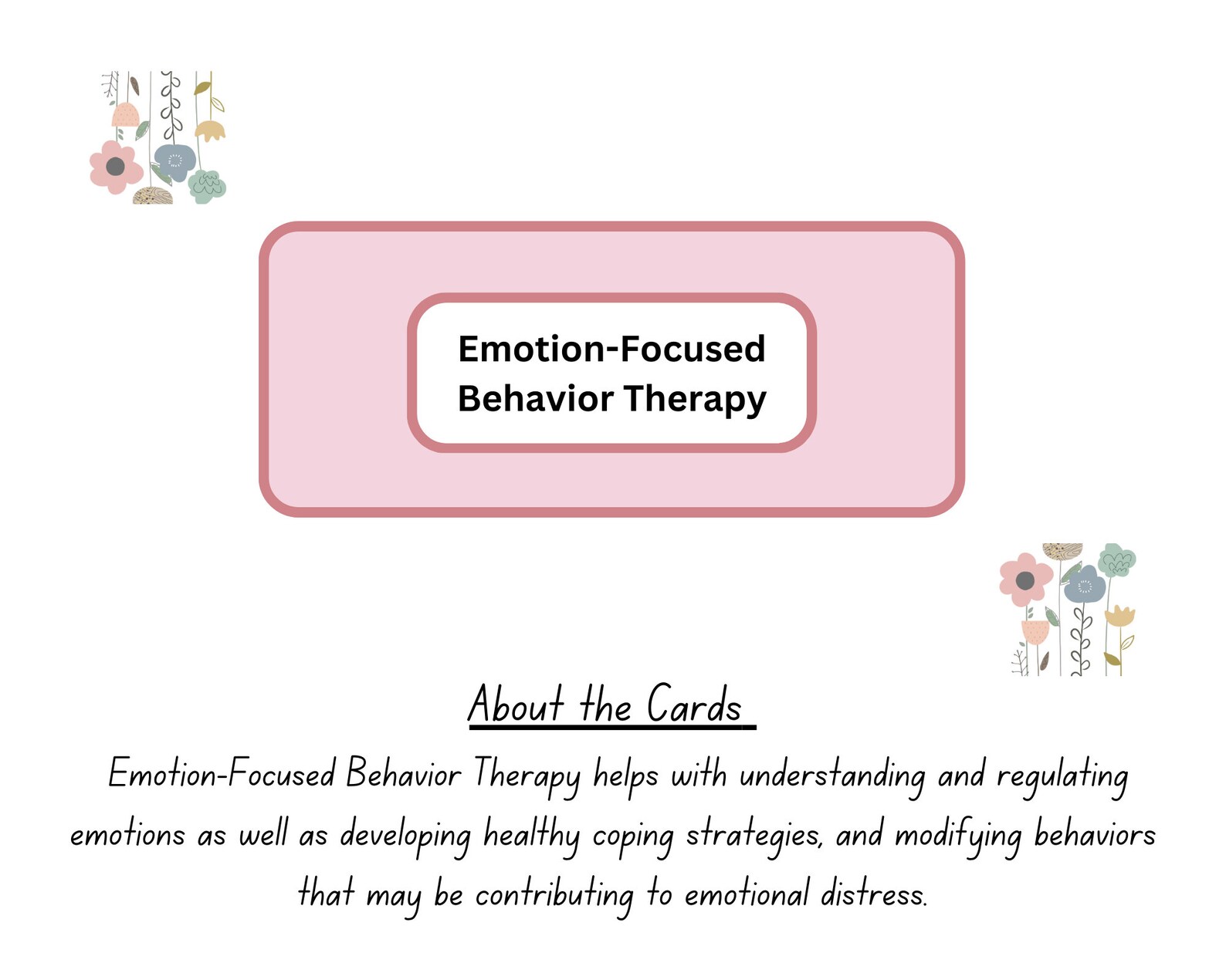 30 Emotion-focused Behavior Therapy Strategies Clinical Psychology ...