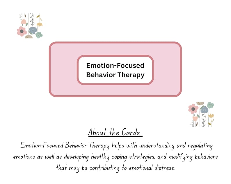 30 Emotion-focused Behavior Therapy Strategies Clinical Psychology ...