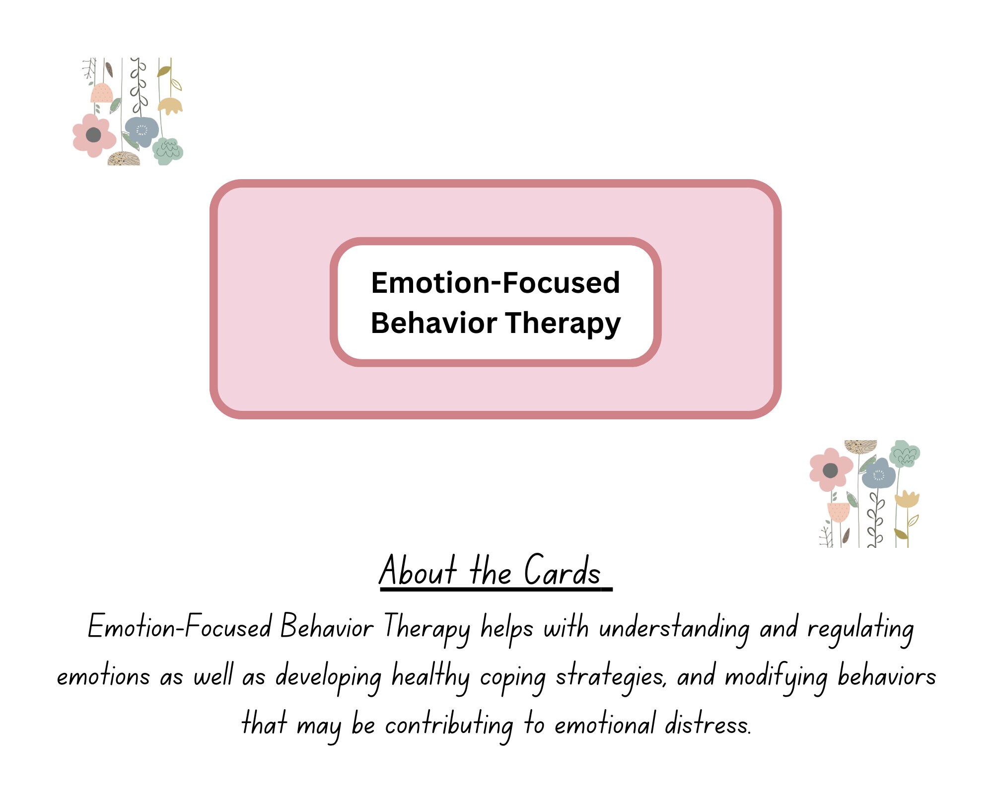 30 Emotion-focused Behavior Therapy Strategies Clinical Psychology ...
