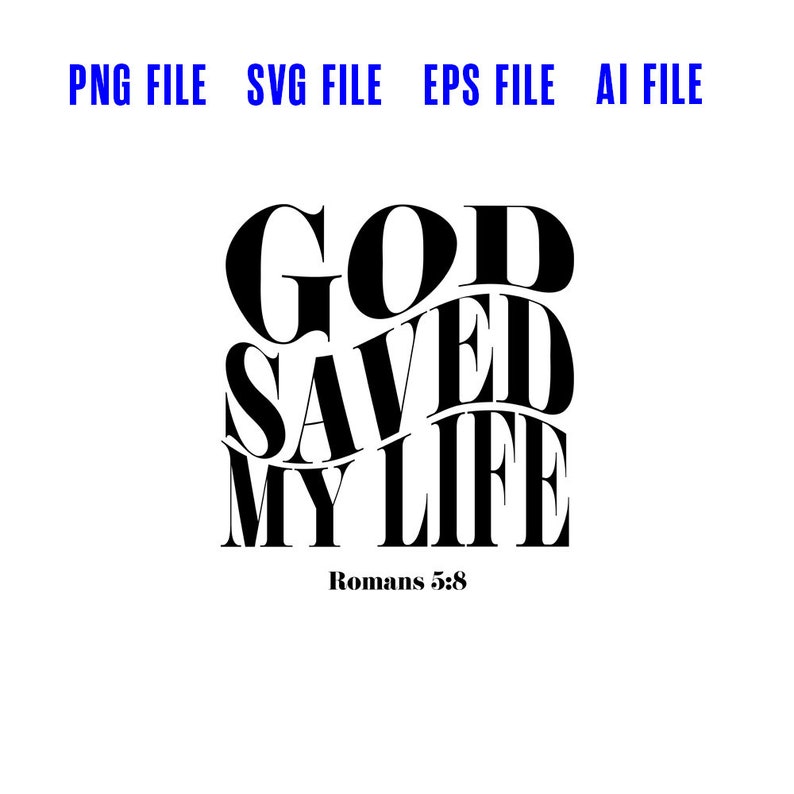 Life Saver Jesus Vector Design: Christian Easter SVG PNG (digital ...