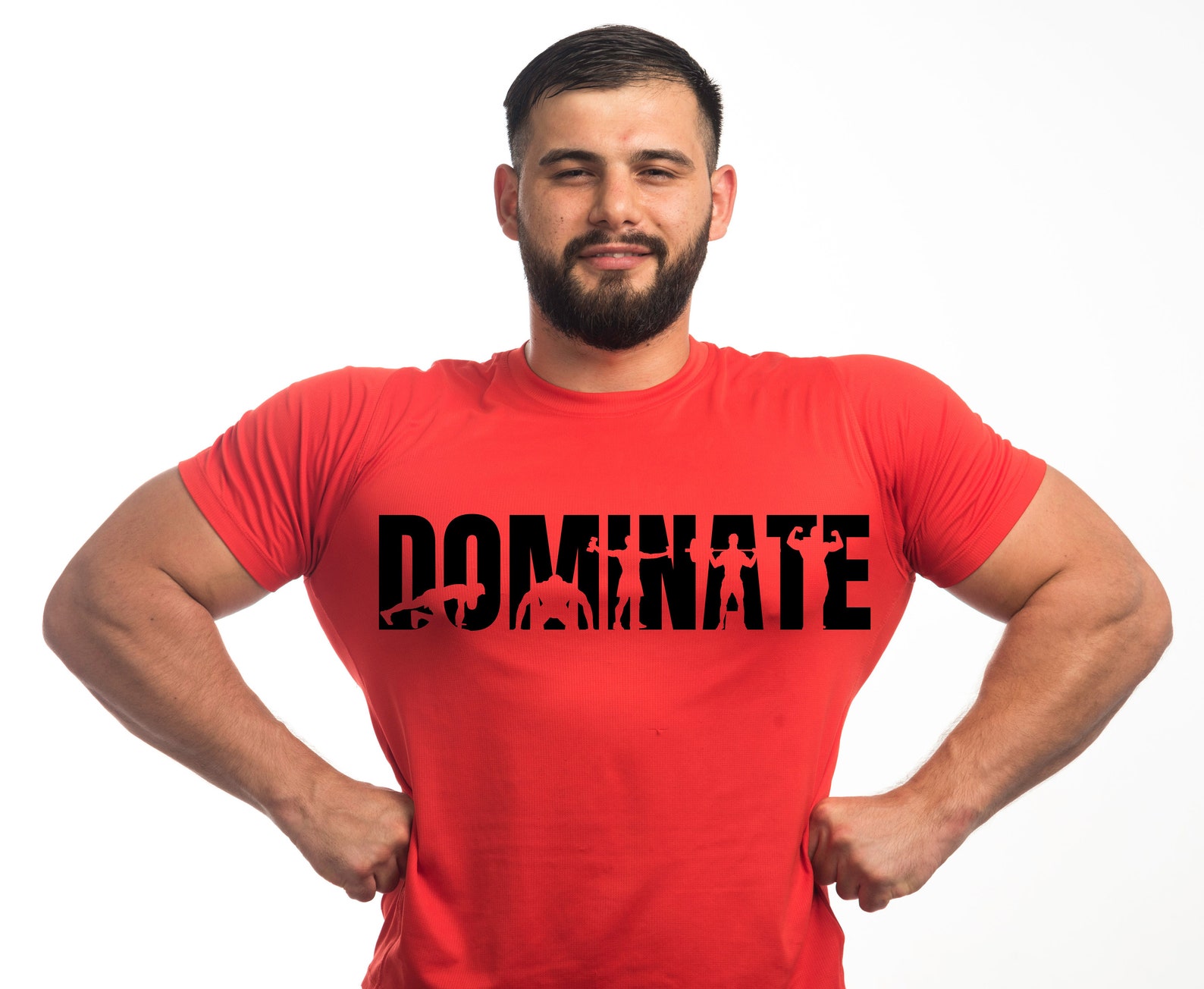 Dominate Gym Workout Design: Father's Day T-shirt SVG PNG (digital ...