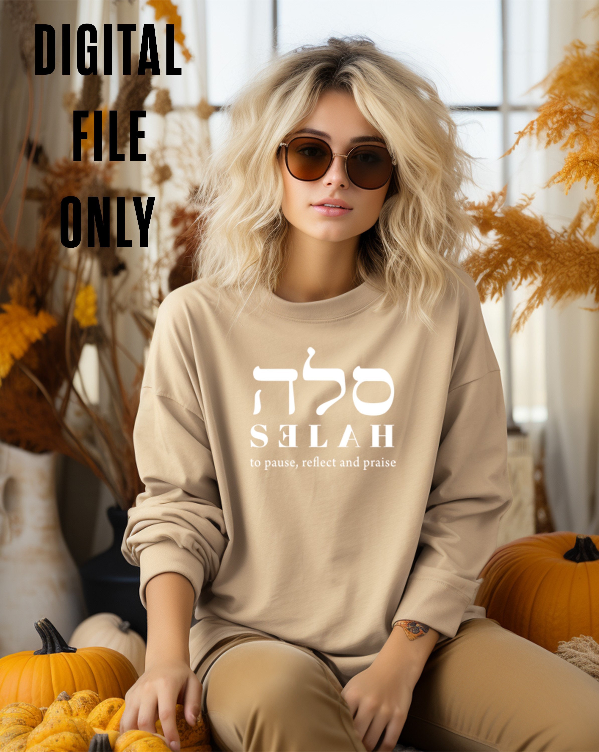 Selah Vector Christian Designs PNG Digital Download Easter Faith Hoodie ...