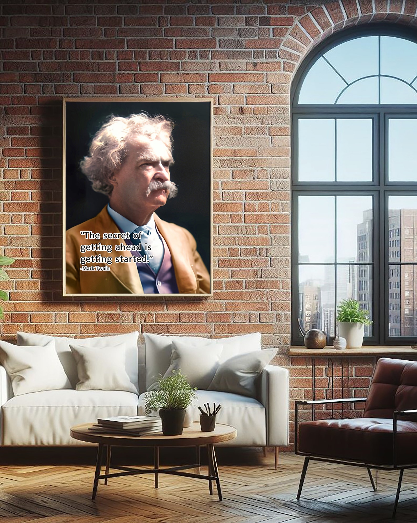 Mark Twain Quote Poster: Motivational Literary Wall Art - Etsy
