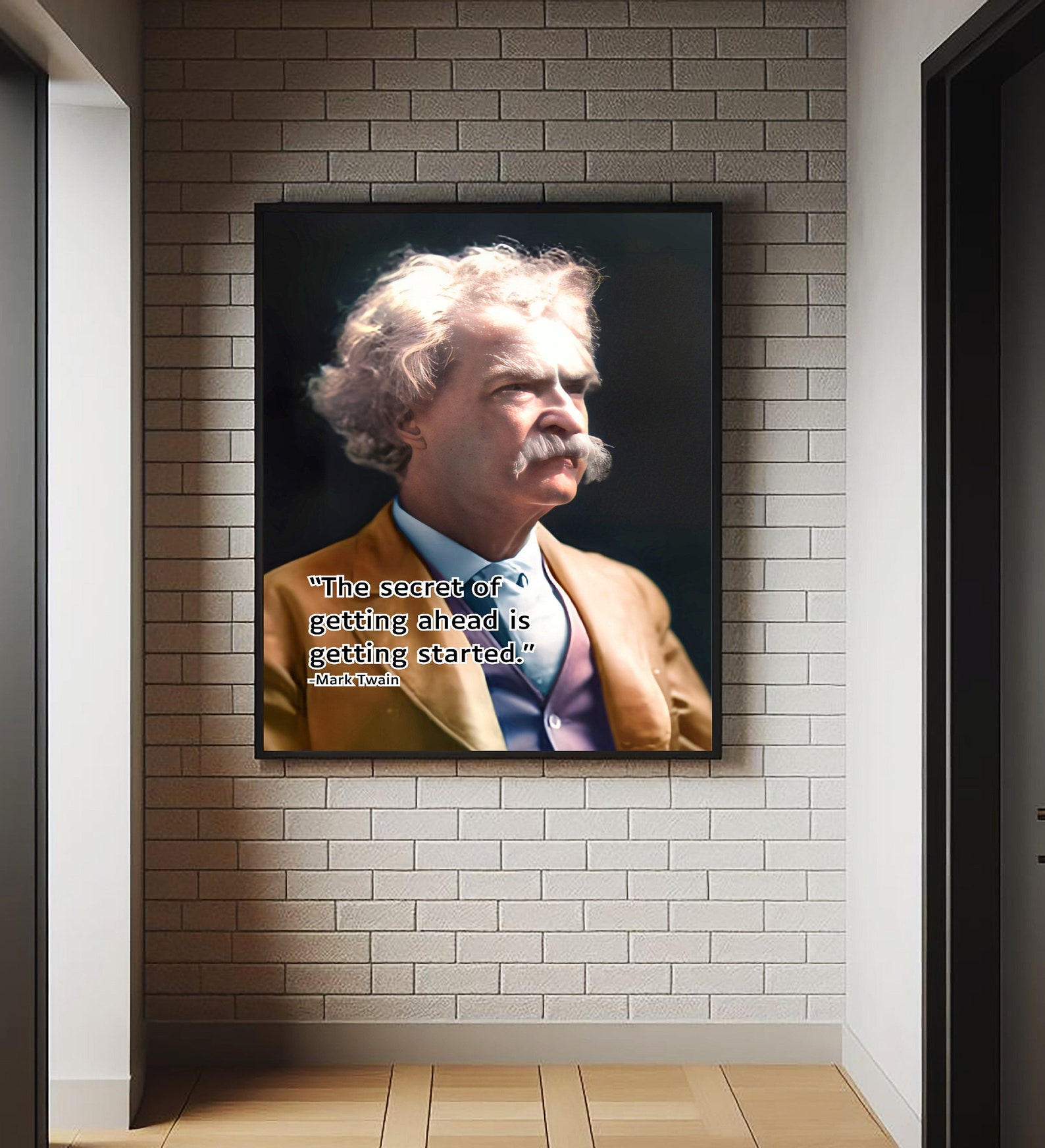 Mark Twain Quote Poster: Motivational Literary Wall Art - Etsy