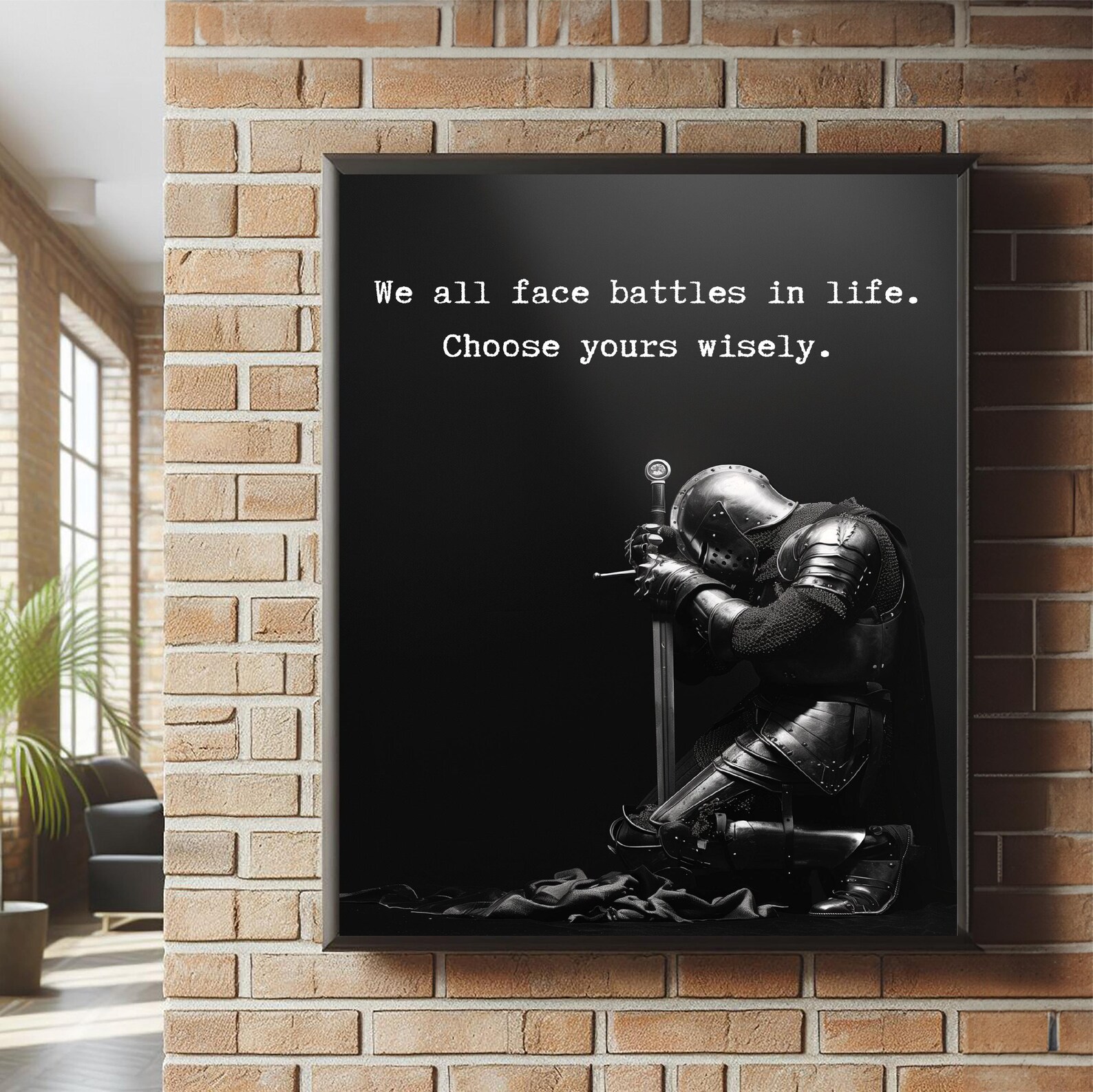 We All Face Battles in Life. Choose Yours Wisely. | Medieval Knight ...