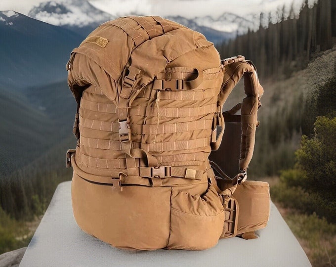 Genuine USMC Filbe Assault Pack US GI 3 Day System Coyote Bugout With ...
