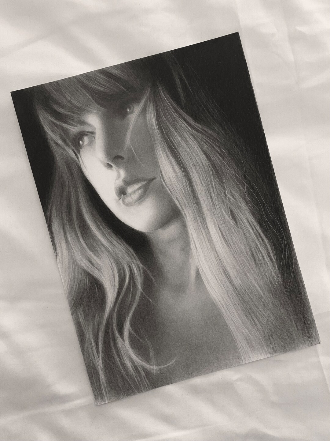 Taylor Swift the Tortured Poets Department Graphite Drawing print - Etsy