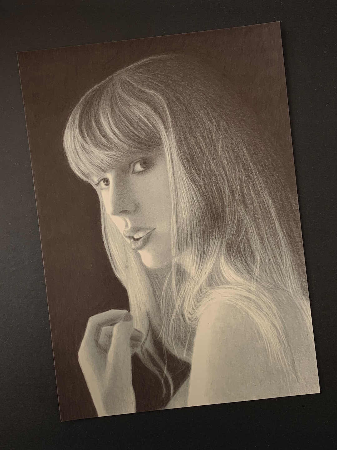 Taylor Swift TTPD Graphite Drawing (print) - Etsy