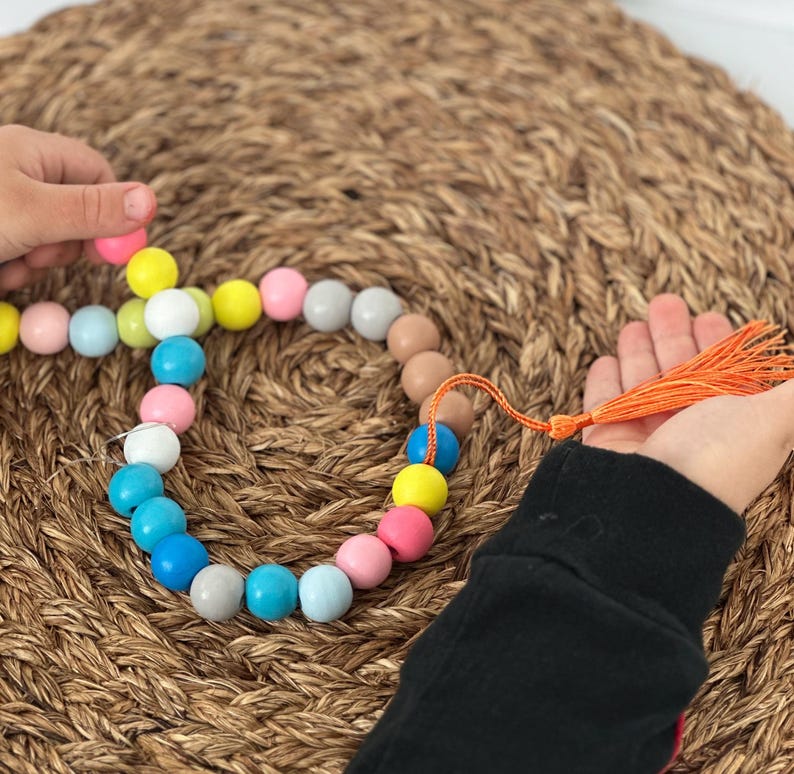 DIY My First Kids Masbaha 33-bead Tasbih for Kids Fun Ramadan Activity ...