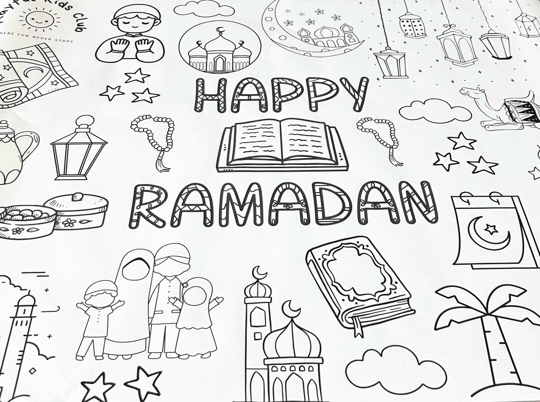 Giant Kids Coloring Sheet Fun XXL Coloring Poster for Kids, Party ...