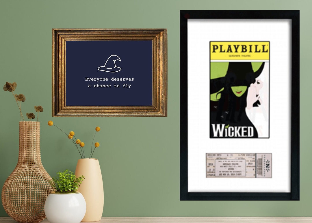 Wicked Musical Theater Broadway Lyrics Instant Digital Download || Wall ...
