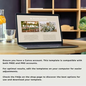Florist Portfolio Template Canva | Digital Business Lookbook | Wedding ...