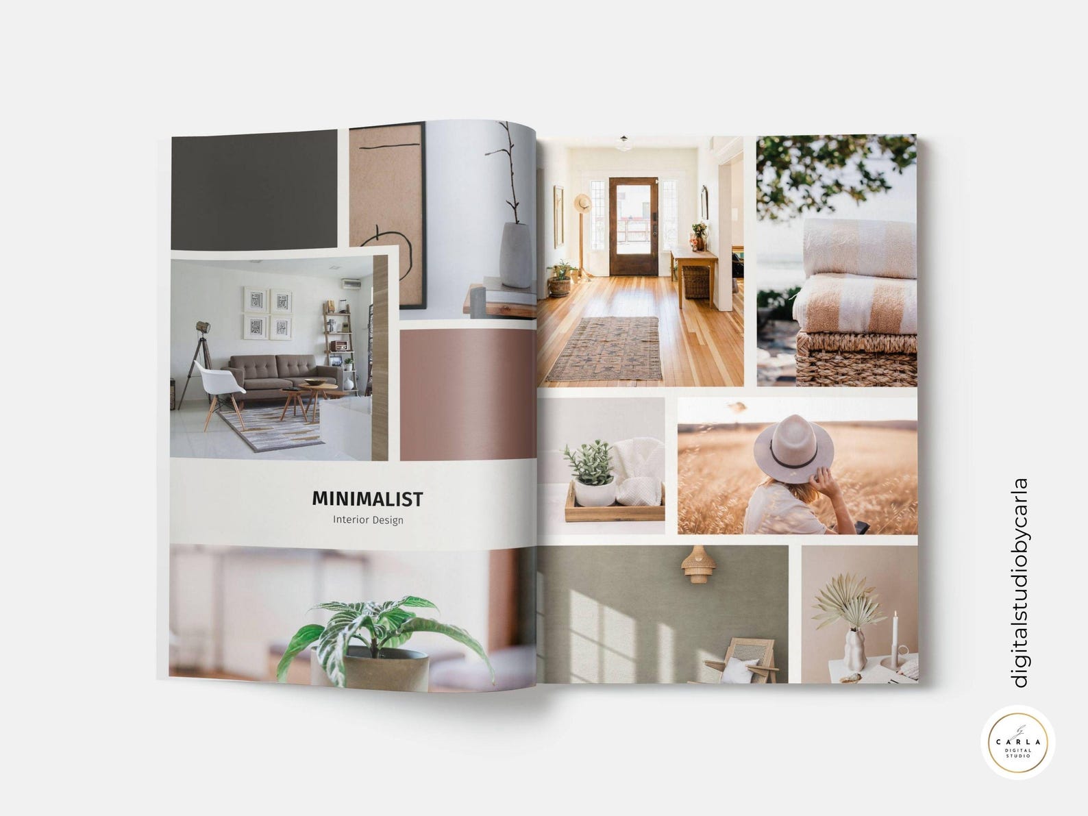 Editable Interior Design Catalog Template: Professional Portfolio ...