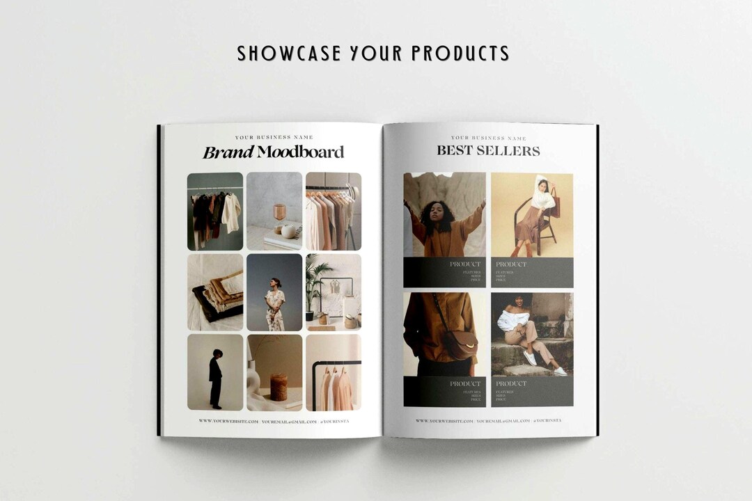 Lookbook Lead Magnet | Modelo de Lookbook de Produto | Catálogo de ...