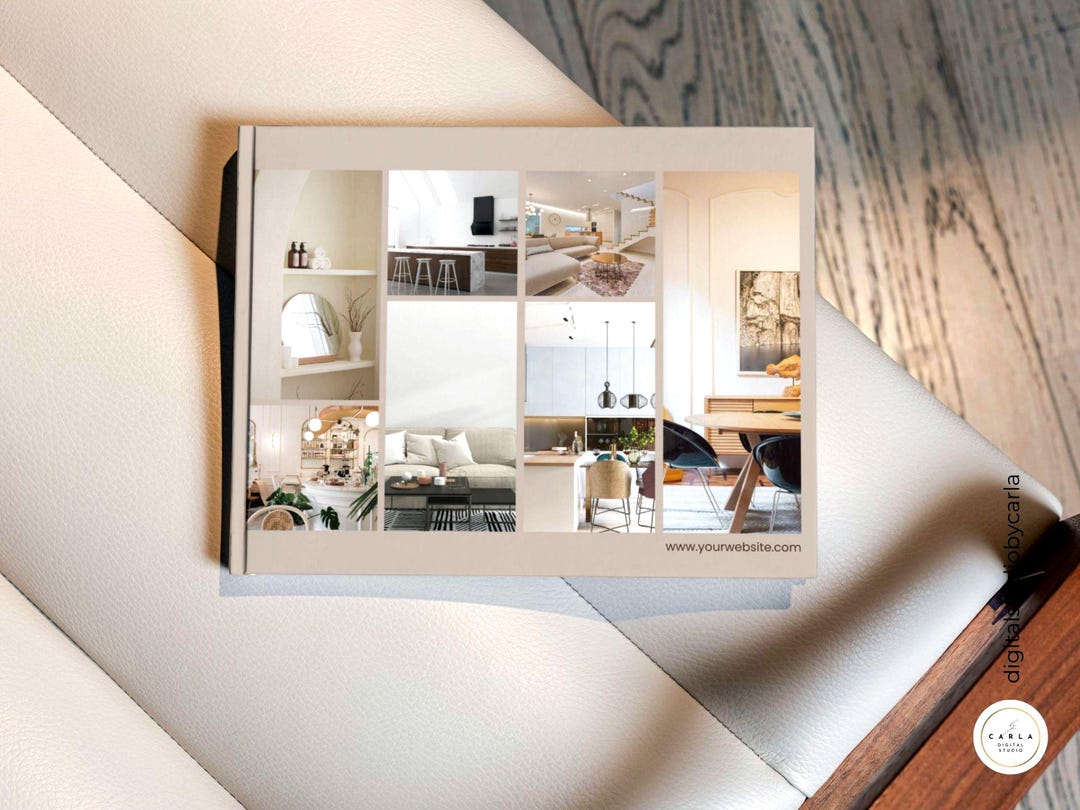 Interior Design Template | Home Decor Digital Portfolio Lookbook | Mood ...