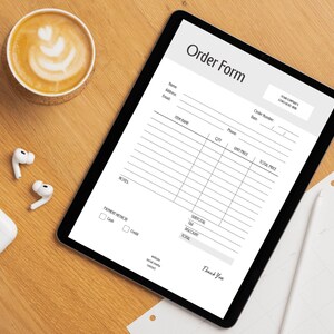 Order Form Template | Inventory Tracker | Business Forms | Canva ...