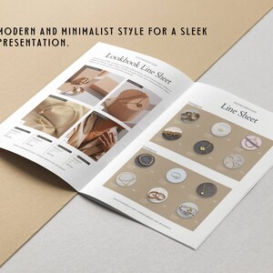 Jewelry Line Sheet Lead Magnet | Digital Catalog Template | Line Sheet ...