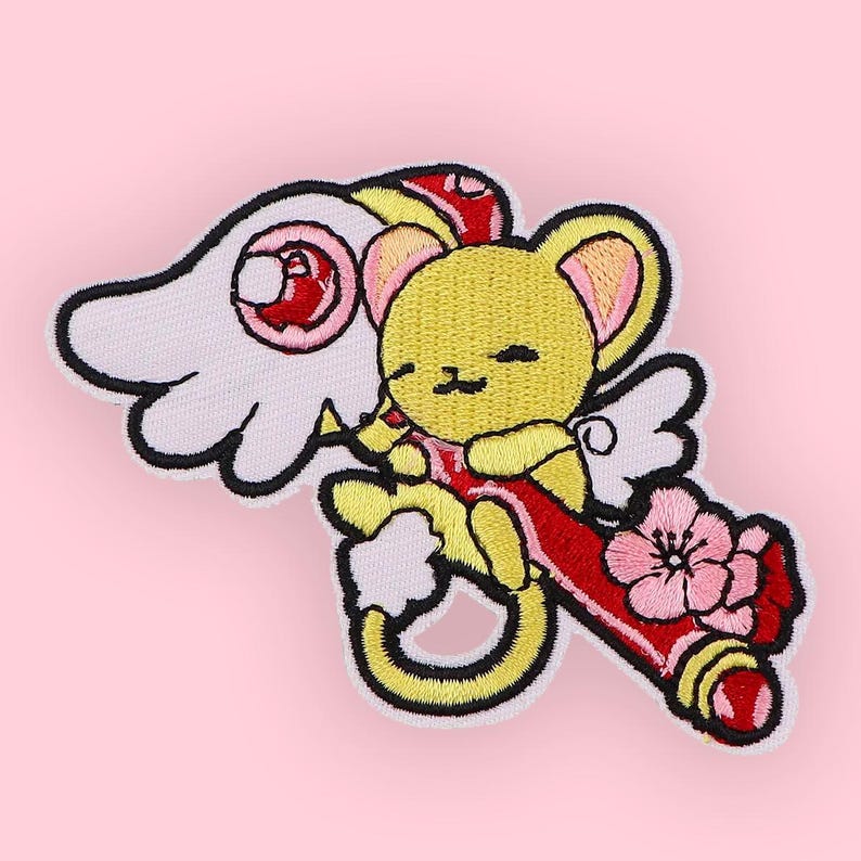 Anime Sakura Embroidery Patch Iron-on Cartoon Patch for Clothing DIY ...