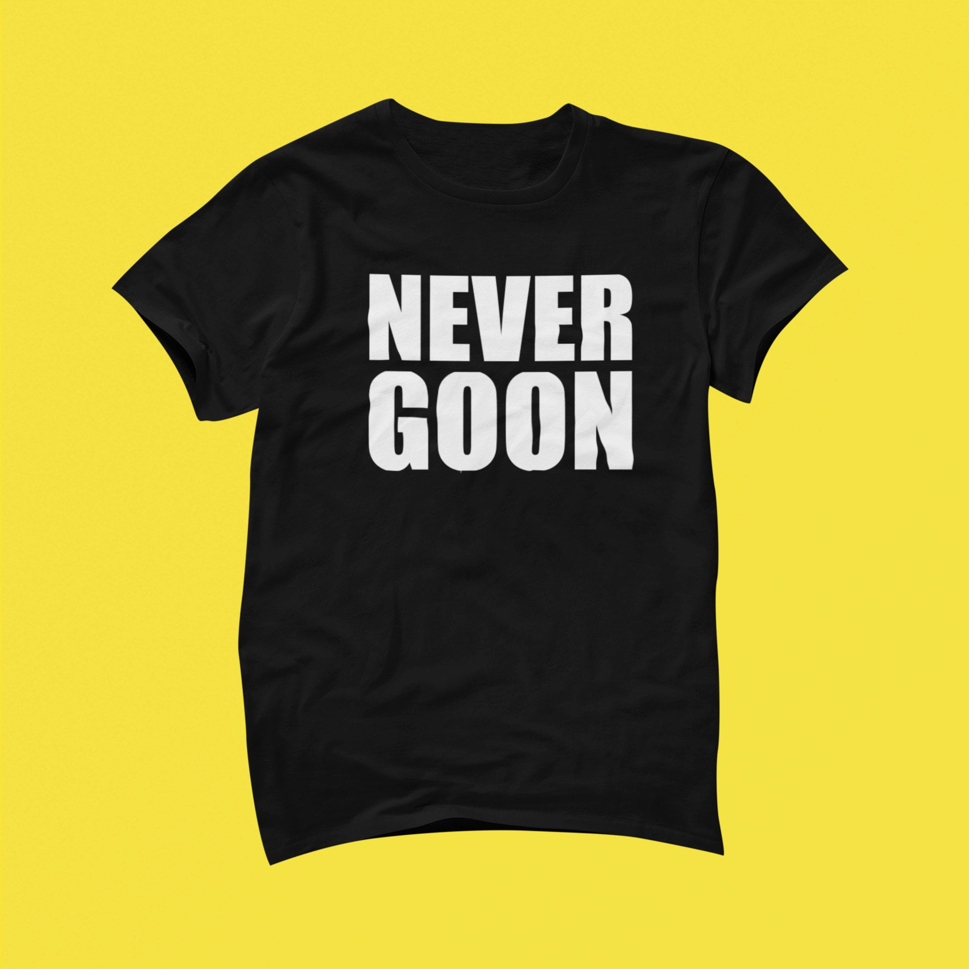 Never Goon Minion Meme Unisex Black T-shirt - Etsy